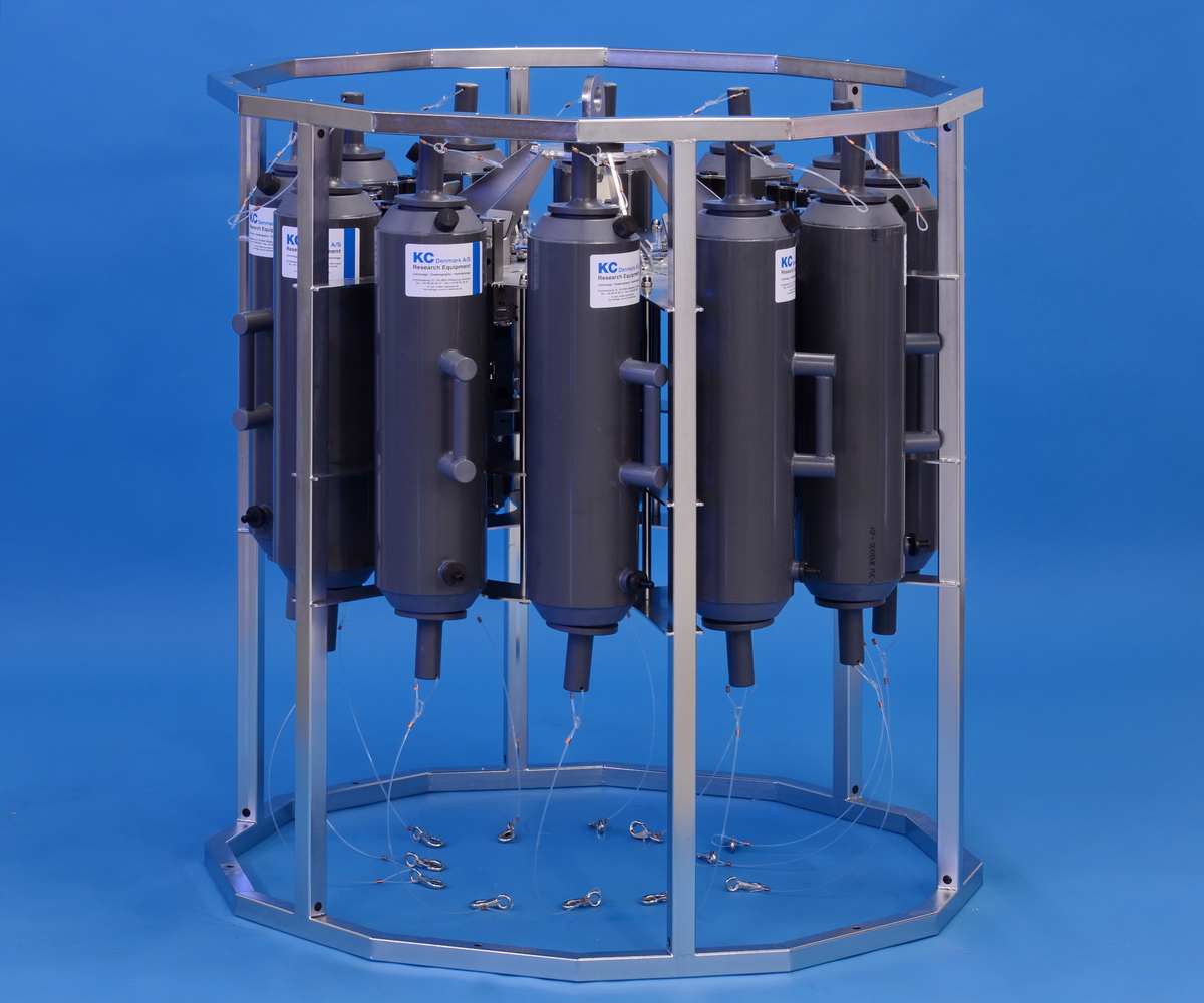 Rosette station 12 bottles, KC Denmark · Oceanography · Limnology ...