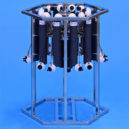 Niskin Mini Rosette 12 bottles, KC Denmark · Oceanography · Limnology ...