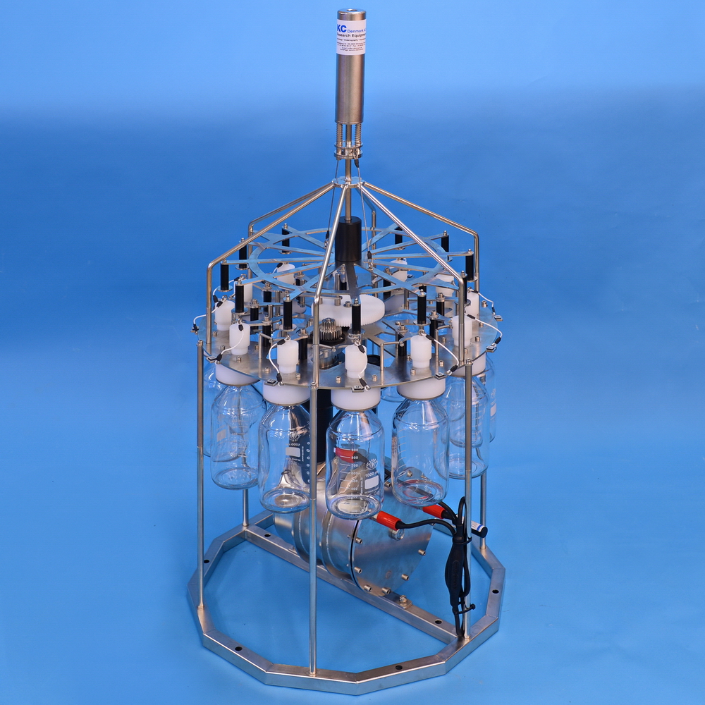 Rosette with glass bottles, KC Denmark · Oceanography · Limnology ...