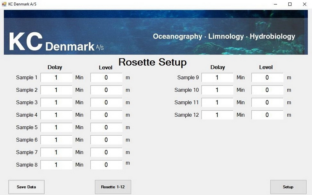 Small multi water sampler 12 x 50 ml, KC Denmark · Oceanography ...
