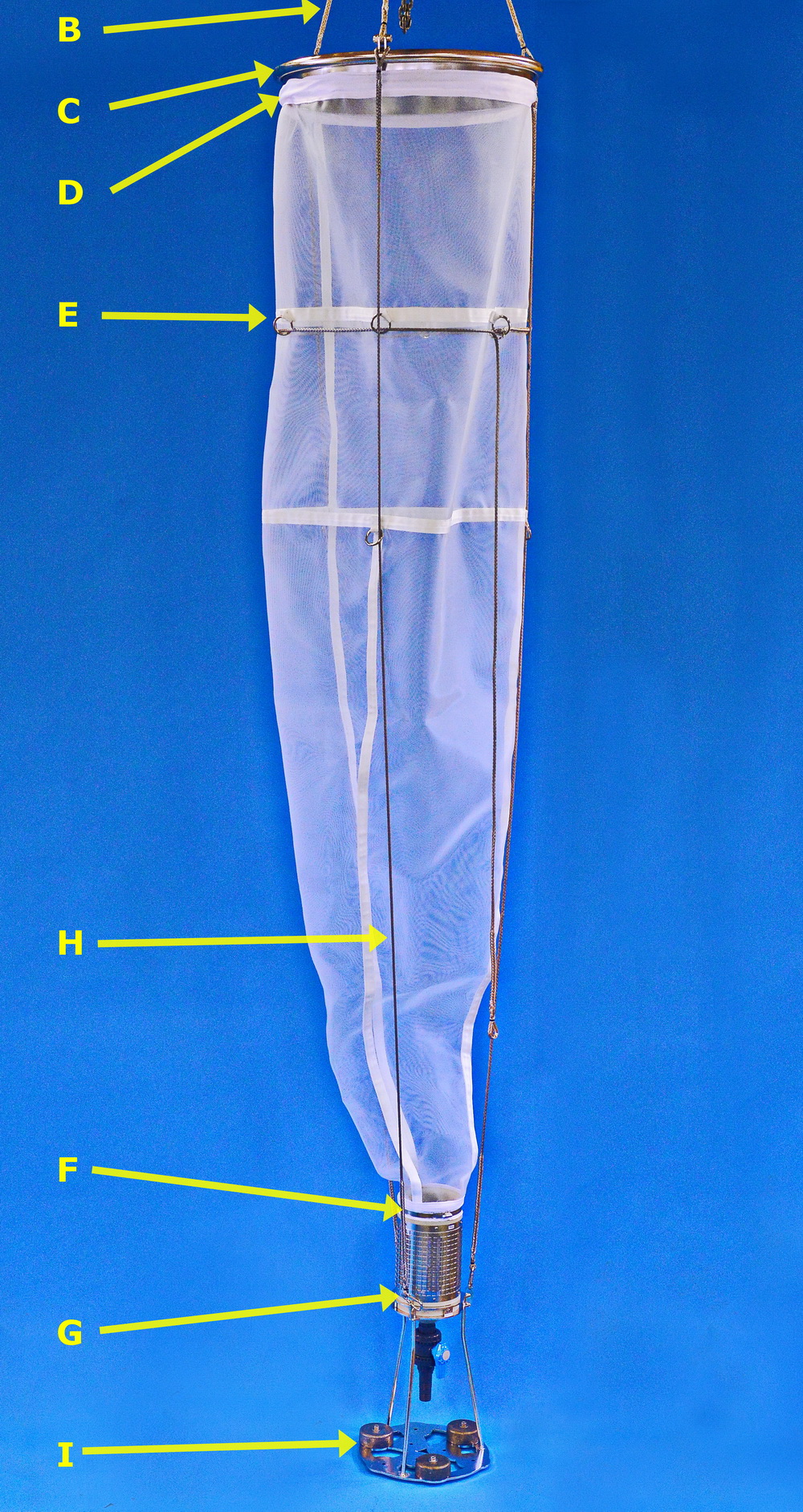 WP3 net Ø113 cm, KC Denmark · Oceanography · Limnology · Hydrobiology